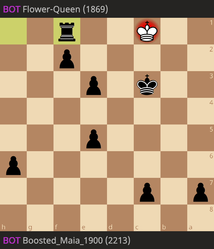 BOT Flower-Queen (1869) - BOT Boosted_Maia_1900 (2213) • lichess.org
