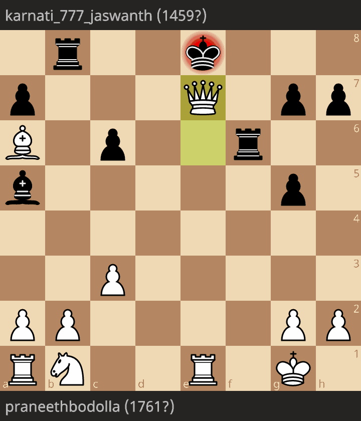 praneethbodolla (1761?) - karnati_777_jaswanth (1459?) • lichess.org